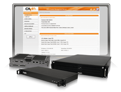 CAYIN Tech | CAYIN CMS Server (Content Management Server)