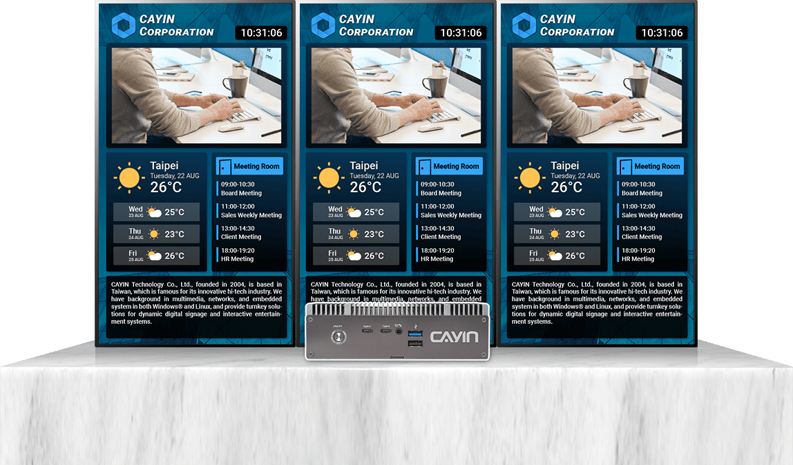 CAYIN Tech | SMP-2400 Unleash Flexibility with CAYIN Digital Signage ...