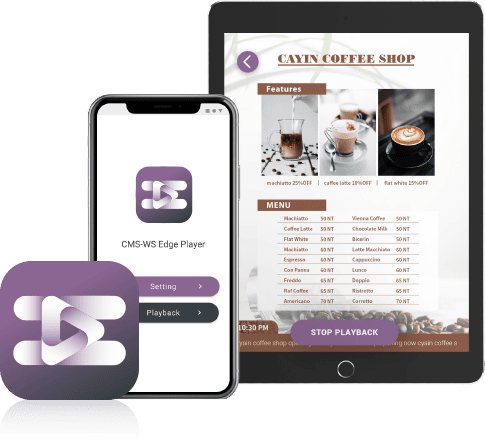 CAYIN Tech | CMS-WS Player | Digital Signage Software Tool